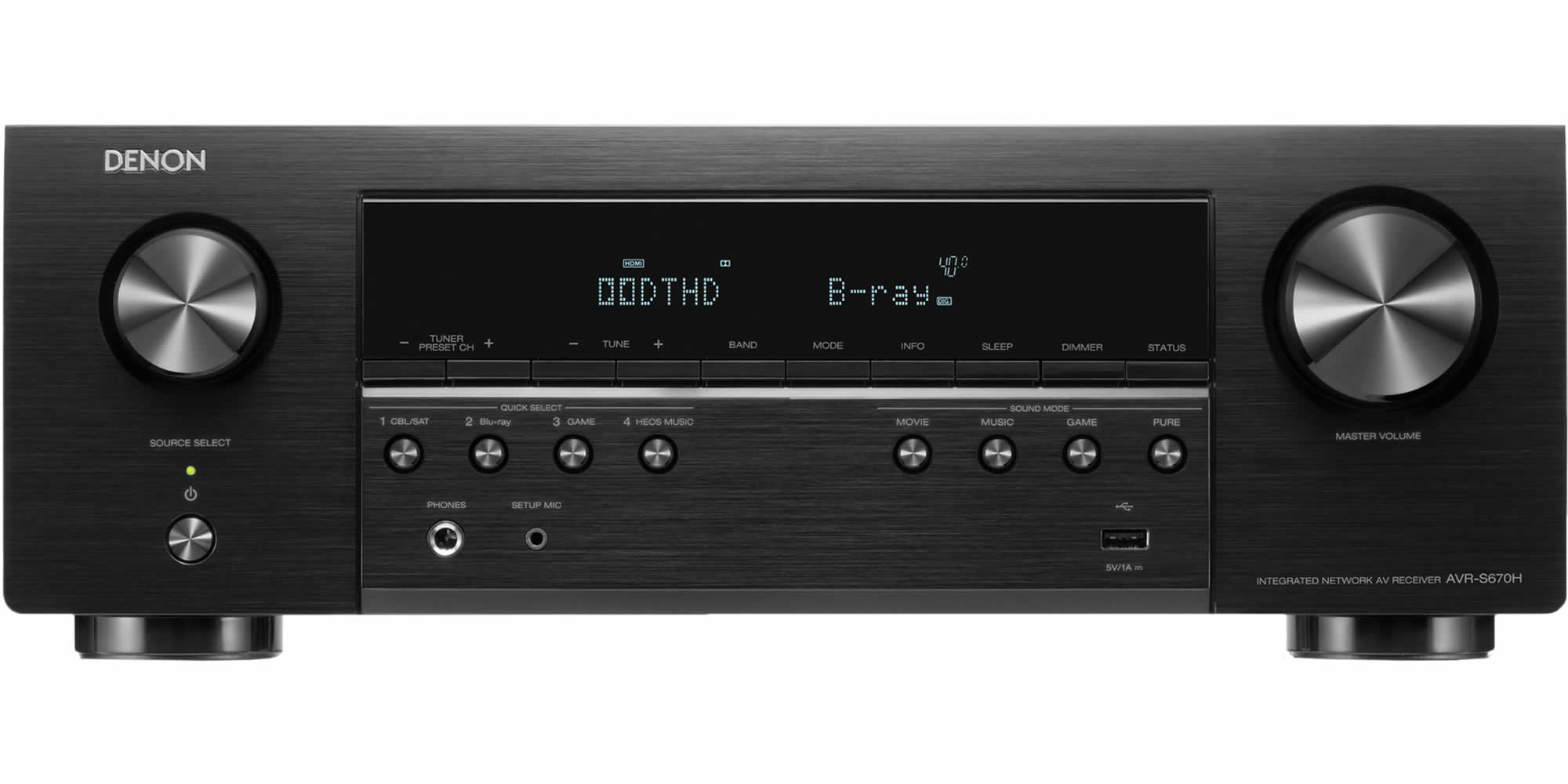 Receiver Denon AVR-S670H | Global Projetores