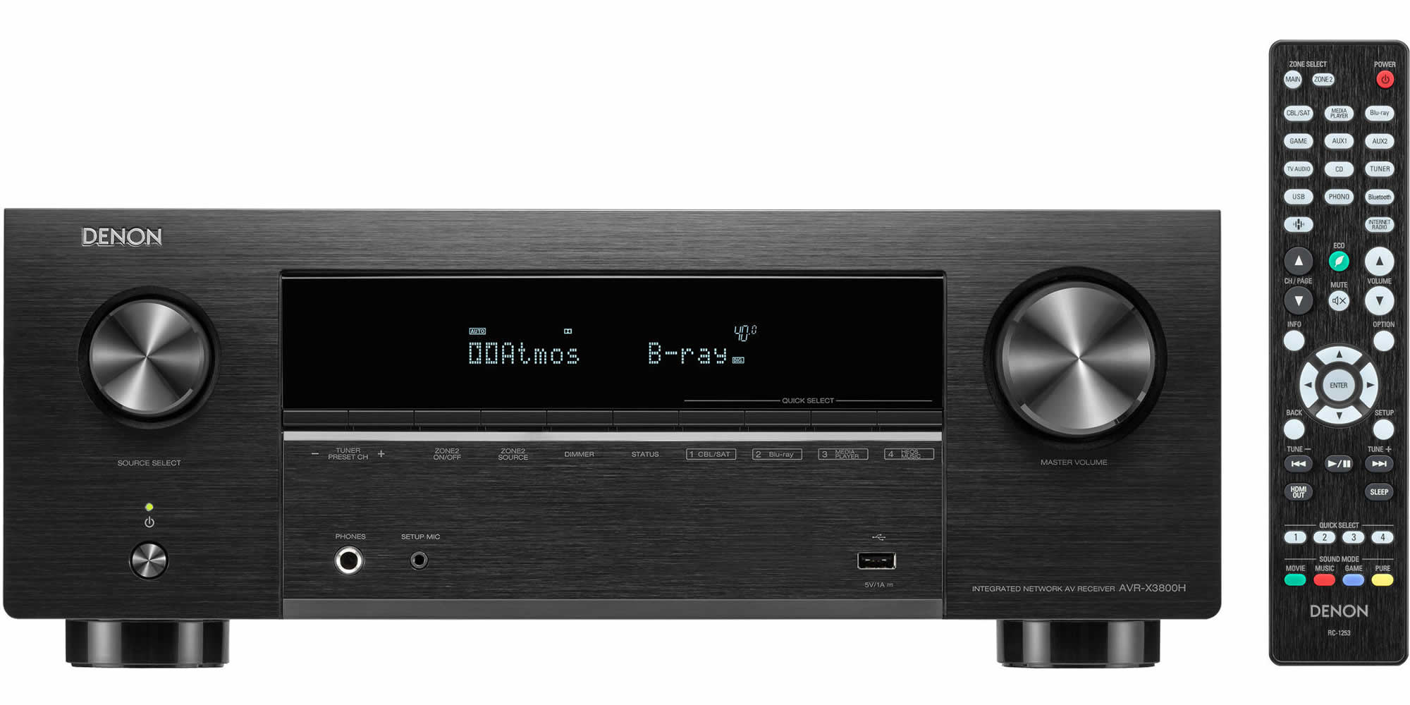 Receiver Denon AVR-X3800H | Global Projetores